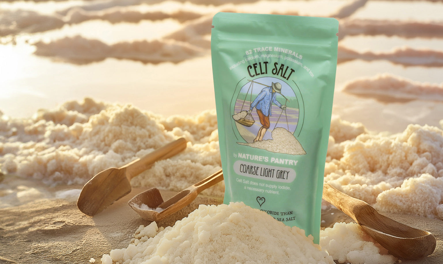 Celt Salt By Nature's Pantry - 100% All Natural Mineral Rich Salt